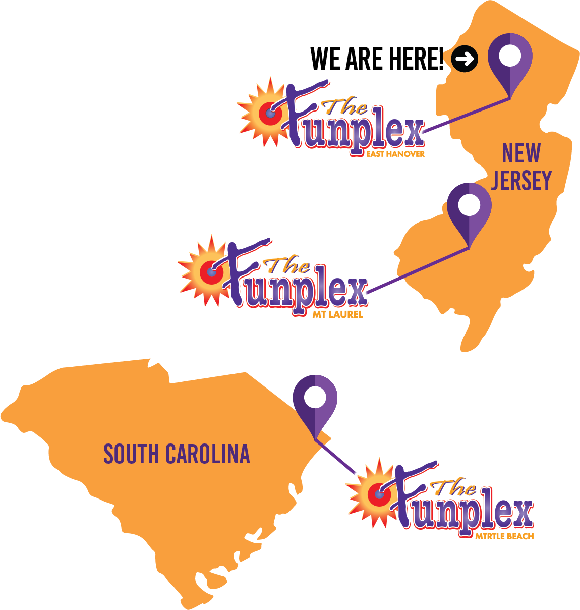 Directions | The Funplex East Hanover